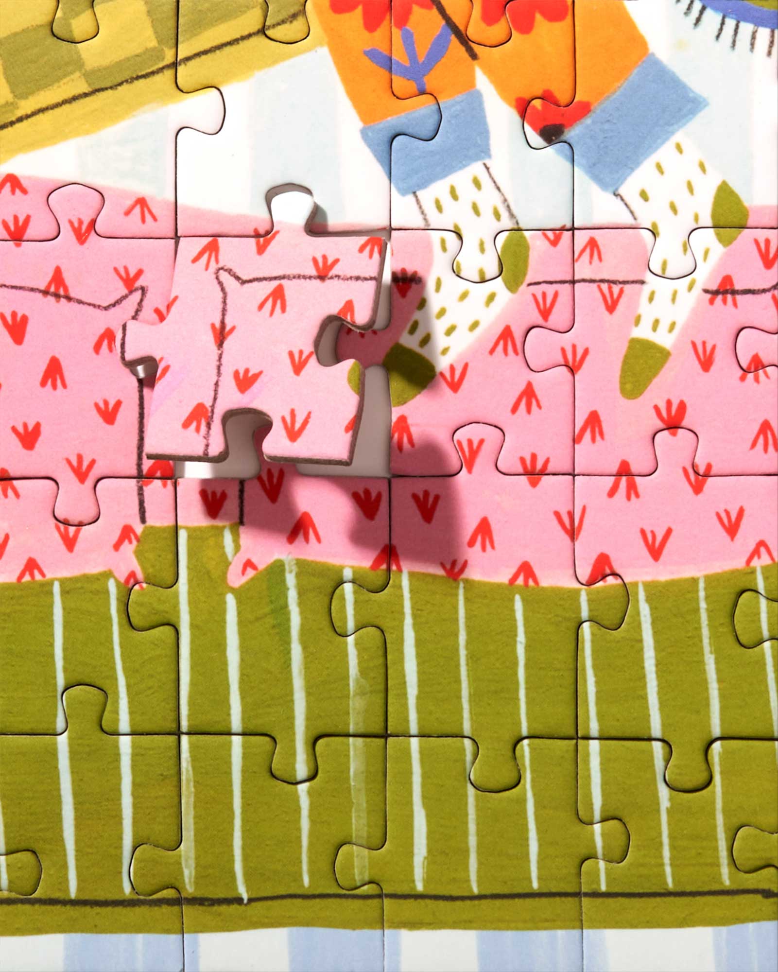 Ordinary Habit 100 Piece Puzzle - Good Morning by Molly Egan