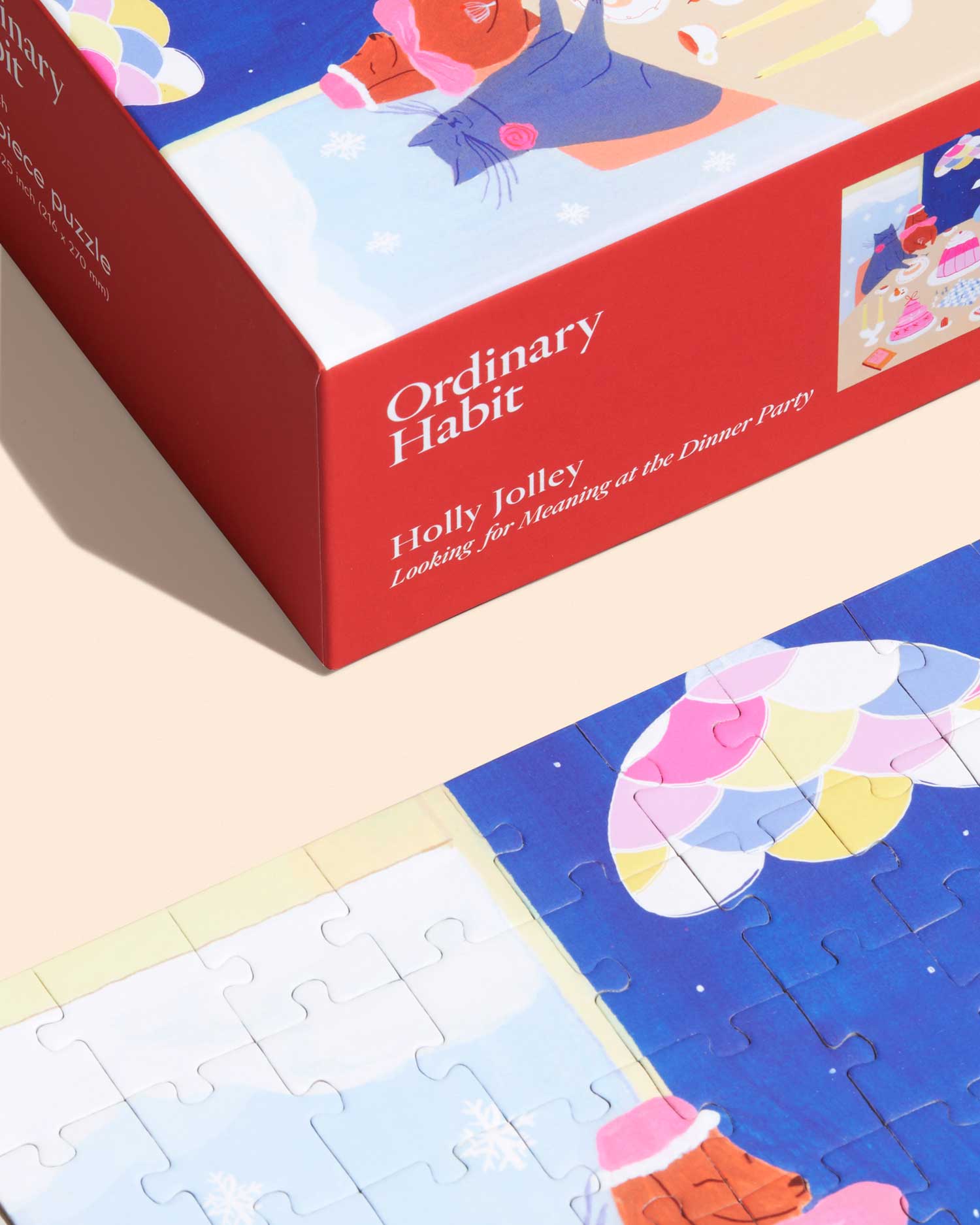 Ordinary Habit 100 Piece Puzzle - Looking for Meaning at the Dinner Party