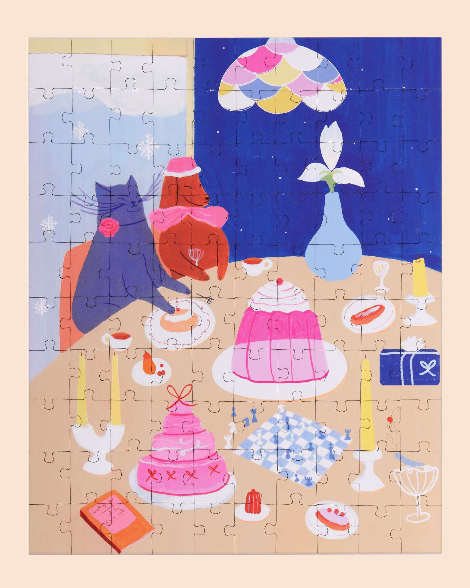 Ordinary Habit 100 Piece Puzzle - Looking for Meaning at the Dinner Party